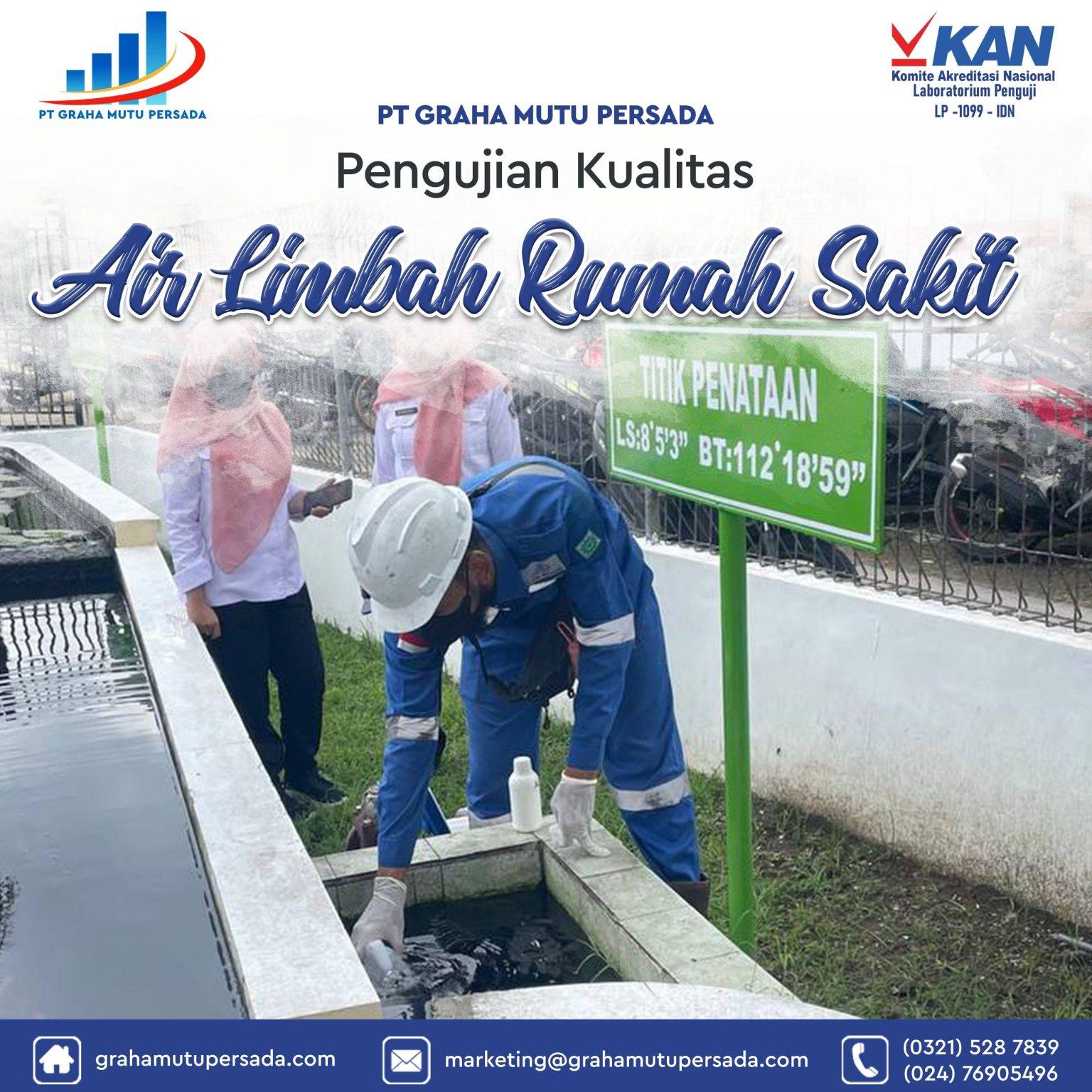 Laboratorium Uji Lingkungan Terakreditasi KAN | PT Graha Mutu Persada ...